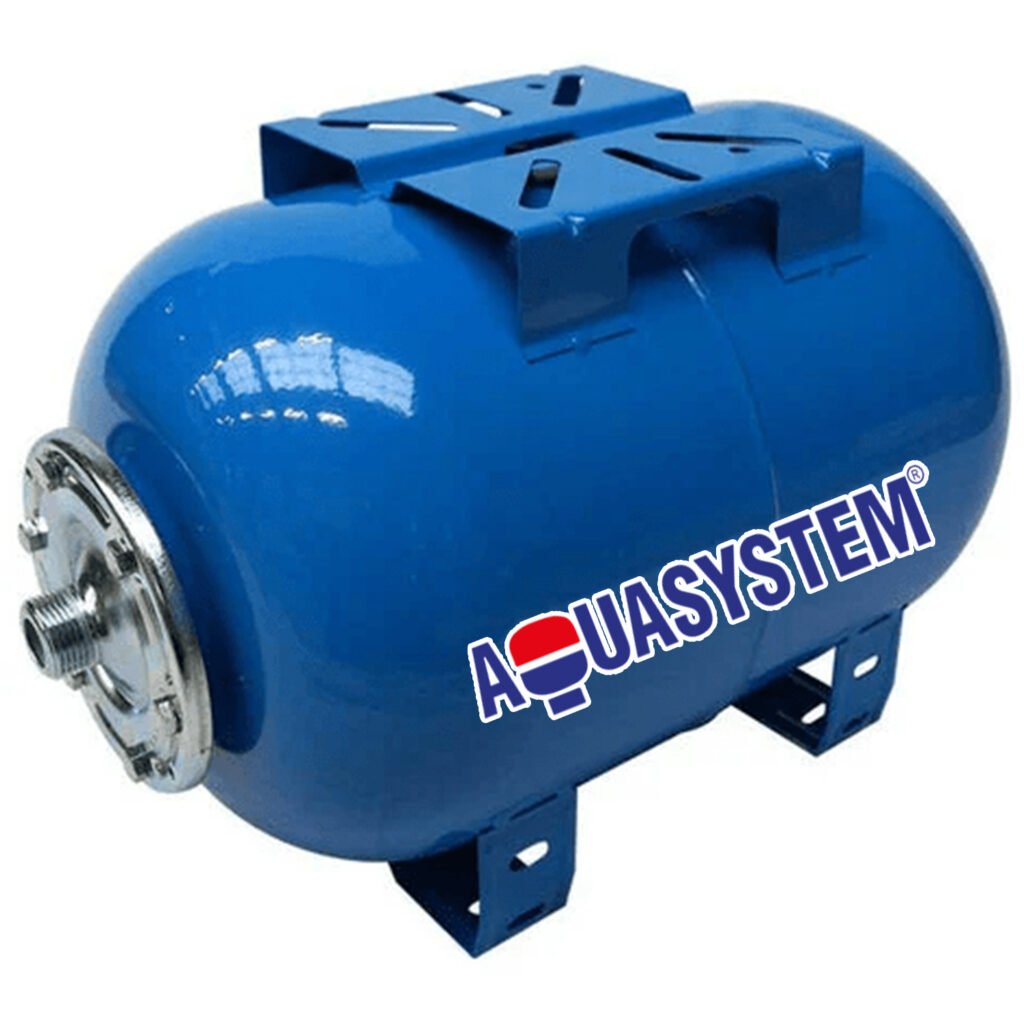 Aquasystem 50 Liter Horizontal Pressure Tank - waterwave